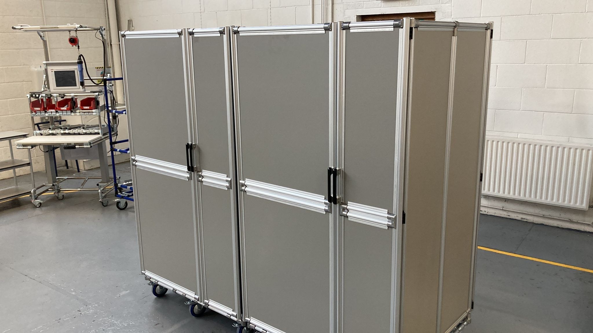 72 Tote Holder Inventory Cabinet - ATC Lean Ireland